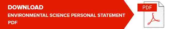 Environmental Science Personal Statement Writing Services