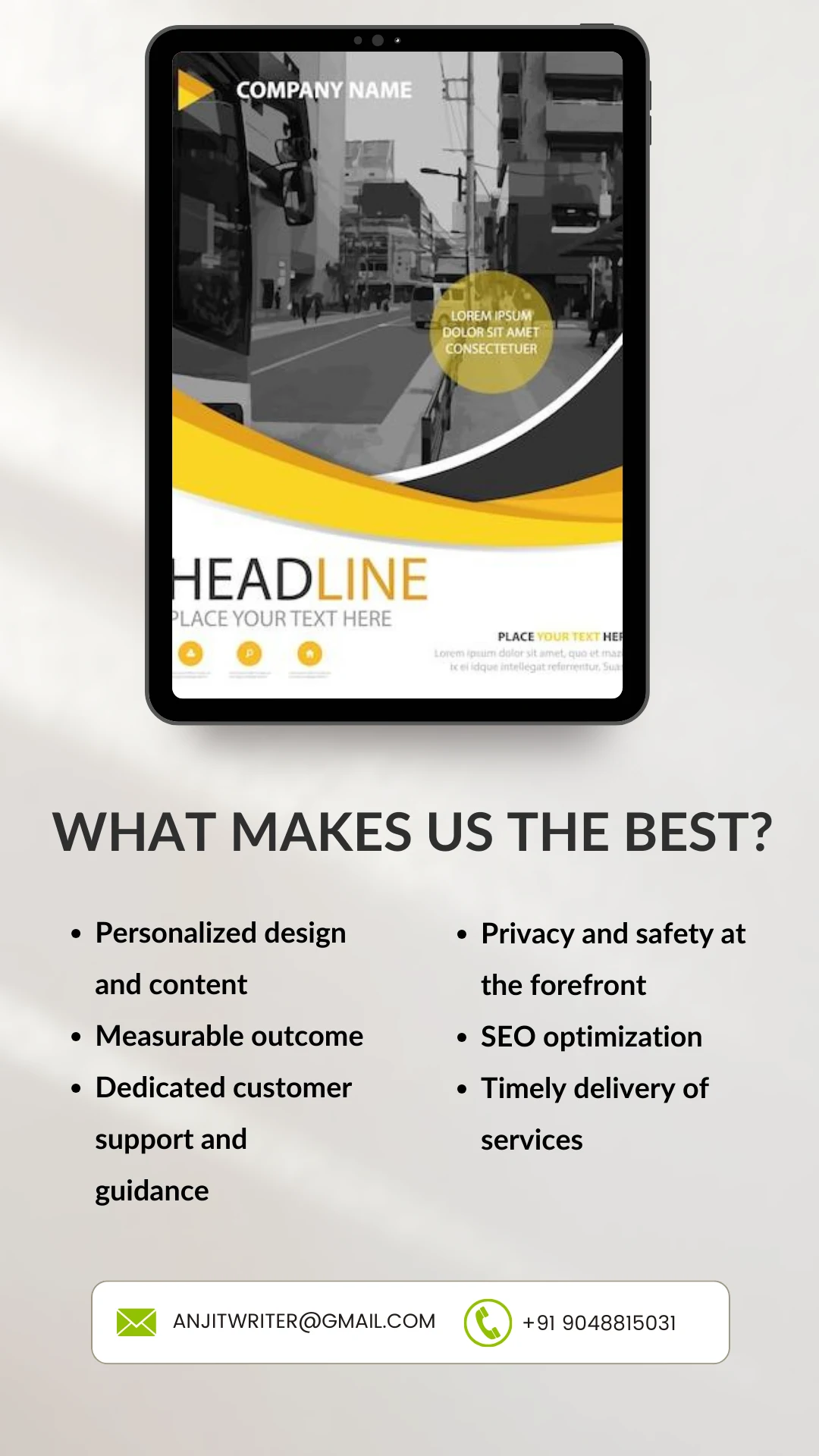 Best IT Company Profile Writing and Designing Services